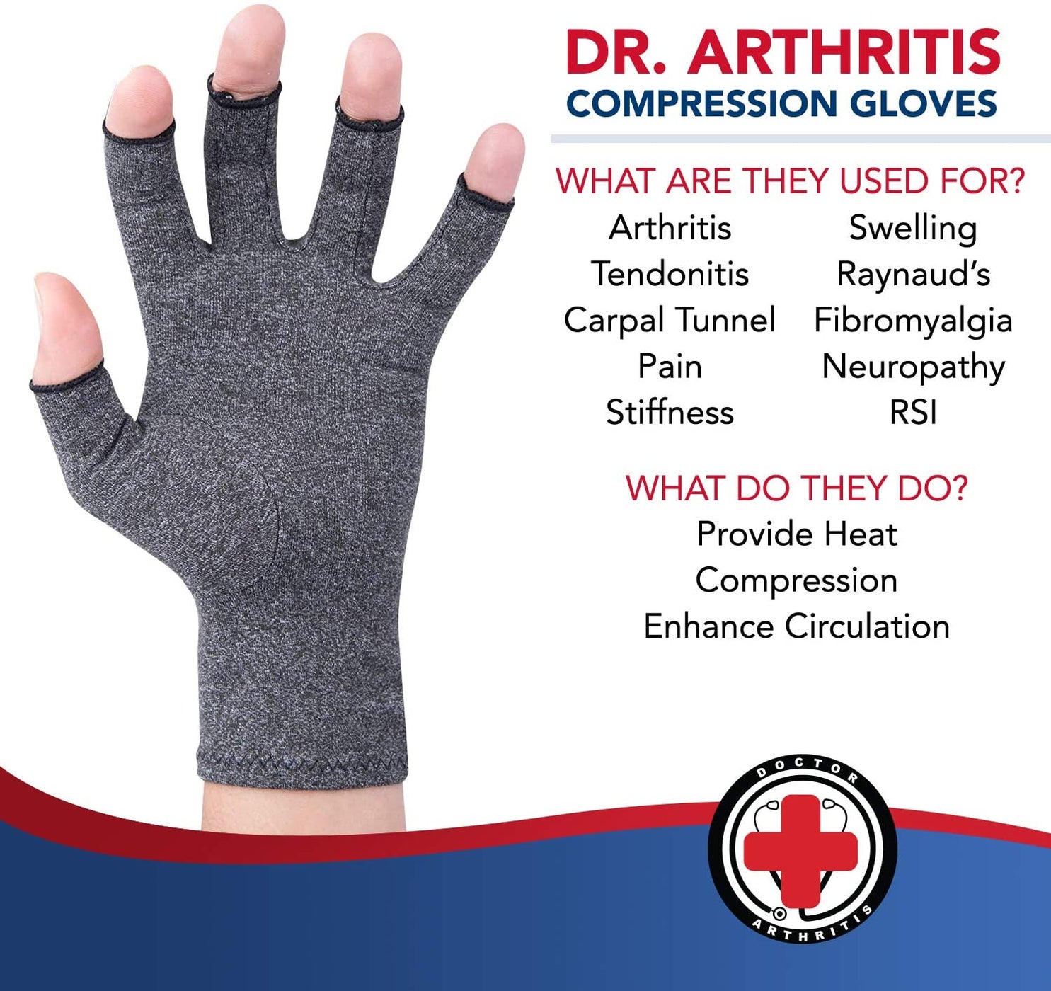 Arthritis Compression Supports, Sleeves, Gloves, Socks - Dr. Arthritis