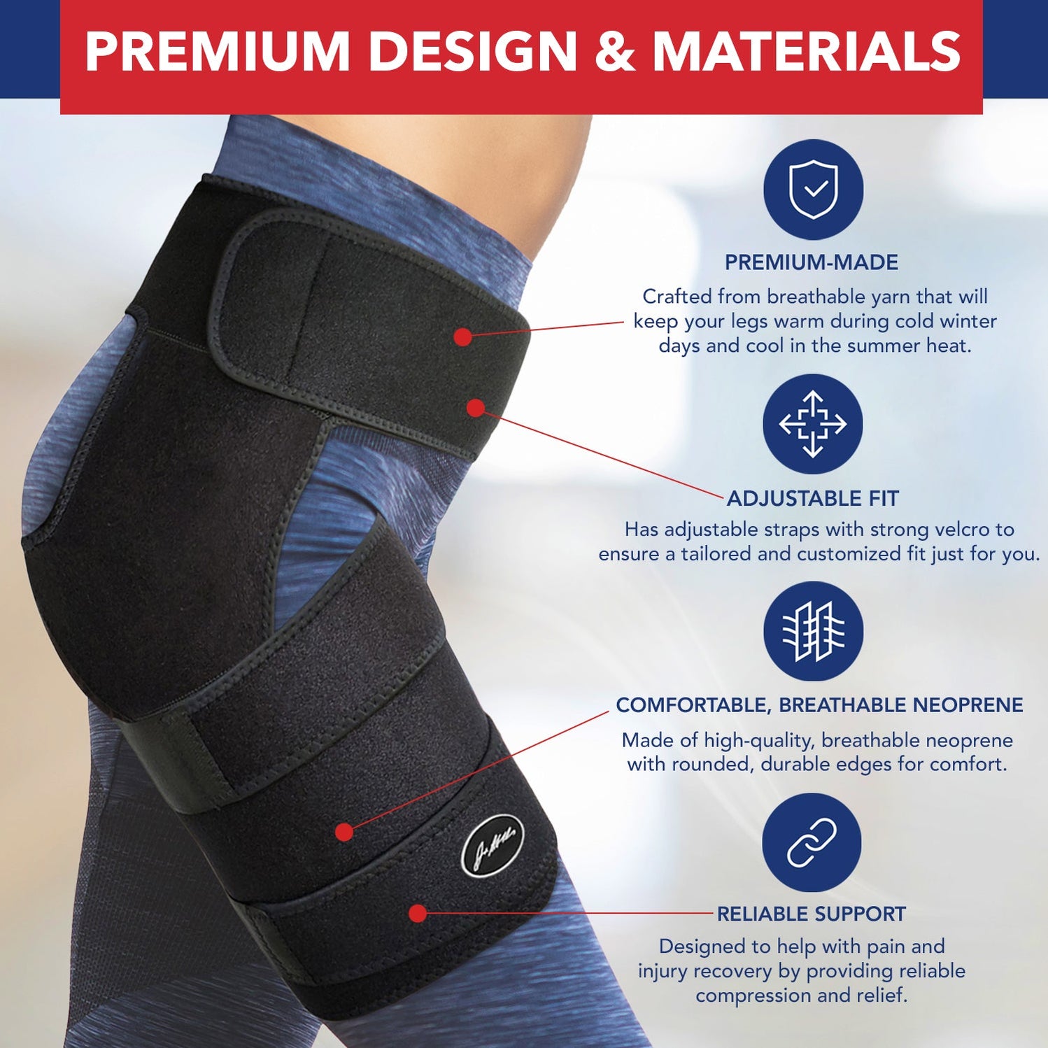 Stabilizing Hip Support Brace + Exclusive Dr. Arthritis Handbook - Dr ...