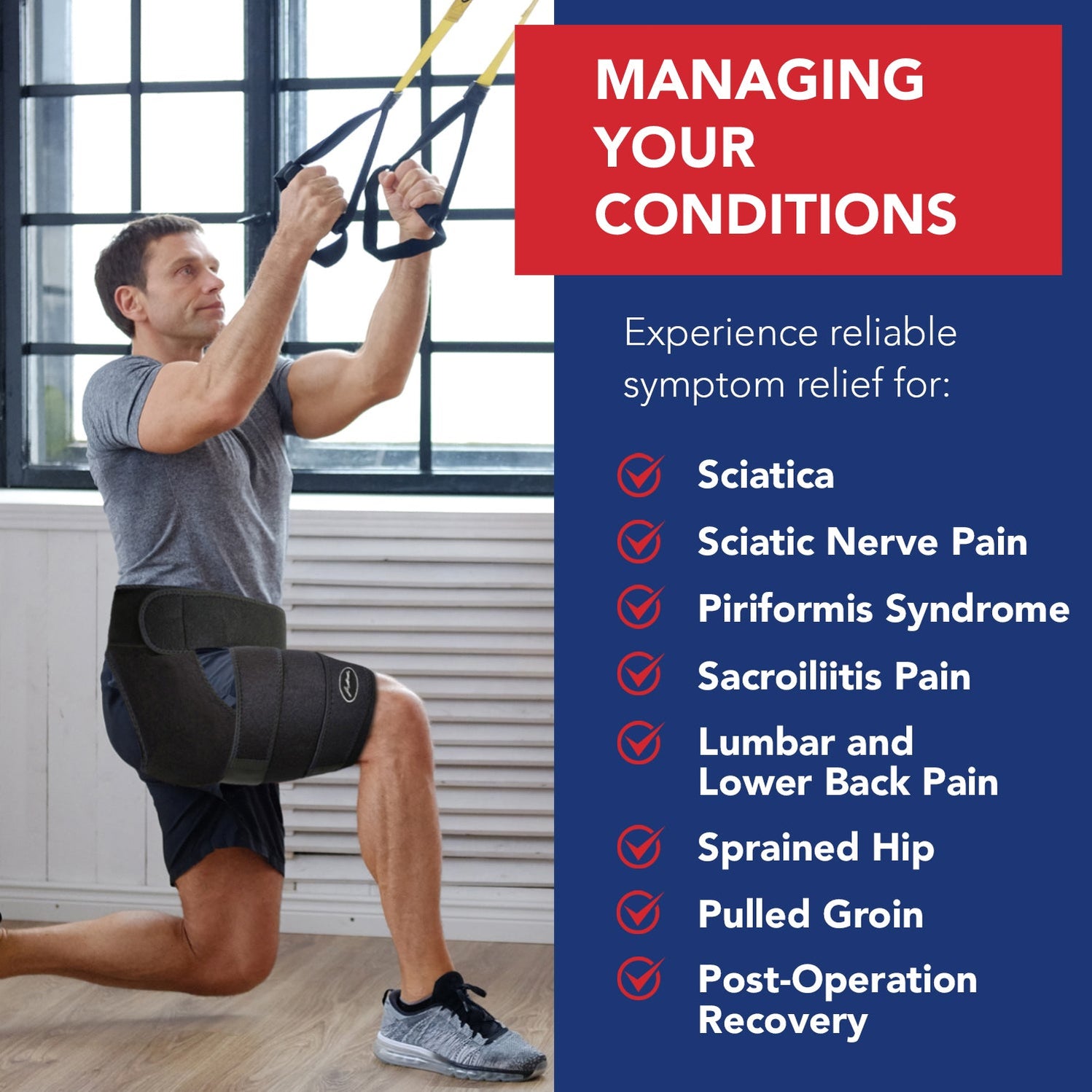 Stabilizing Hip Support Brace + Exclusive Dr. Arthritis Handbook - Dr ...